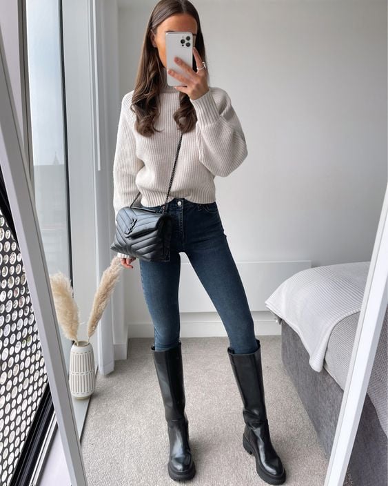 Three styling ideas for wearing high boots – Treasured Valley